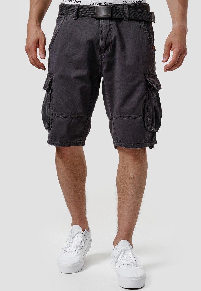 INDICODE JEANS MONROE - Shorts - raven/antraciet - Zalando.nl