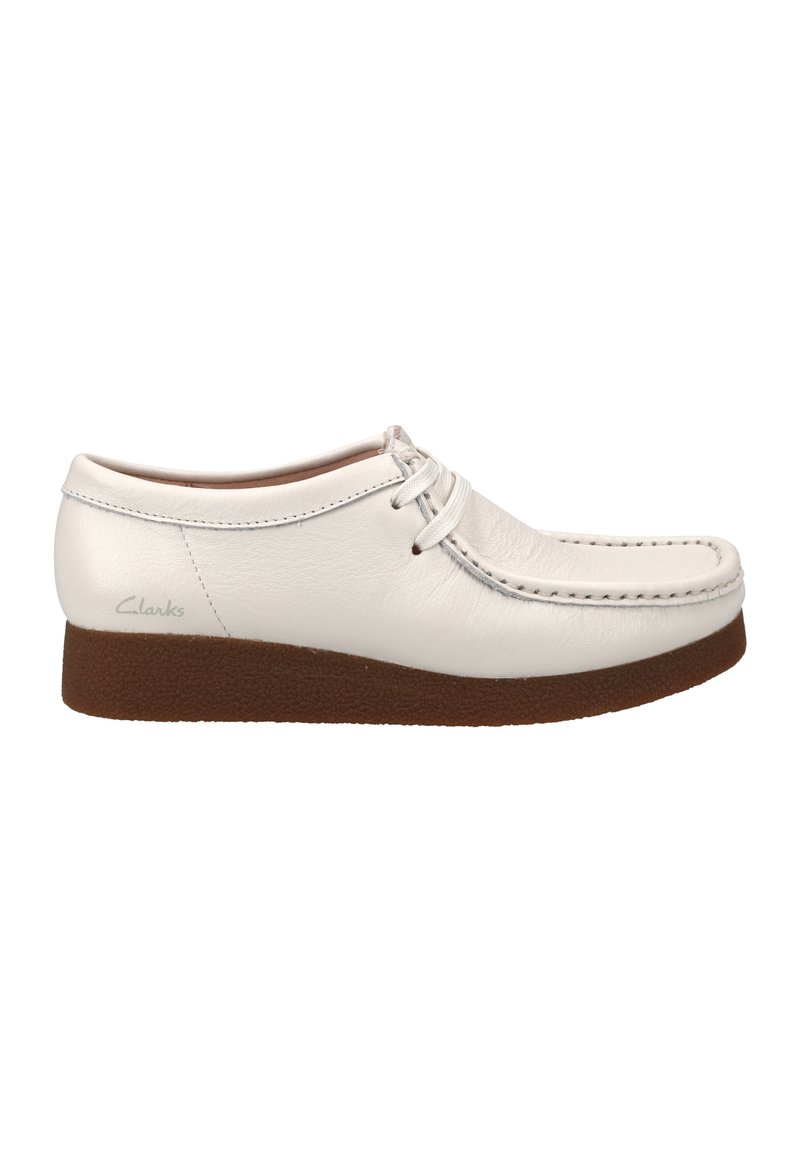 Clarks Originals WALLABEEEVOSH - Sportieve veterschoenen - weiß/wit ...