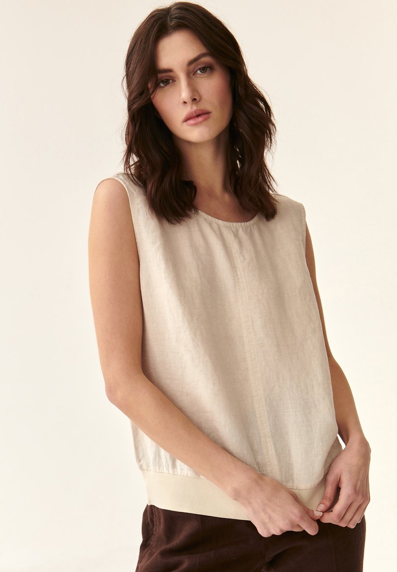 TATUUM OMALO - Top - beige melange/beige-meliert - Zalando.de