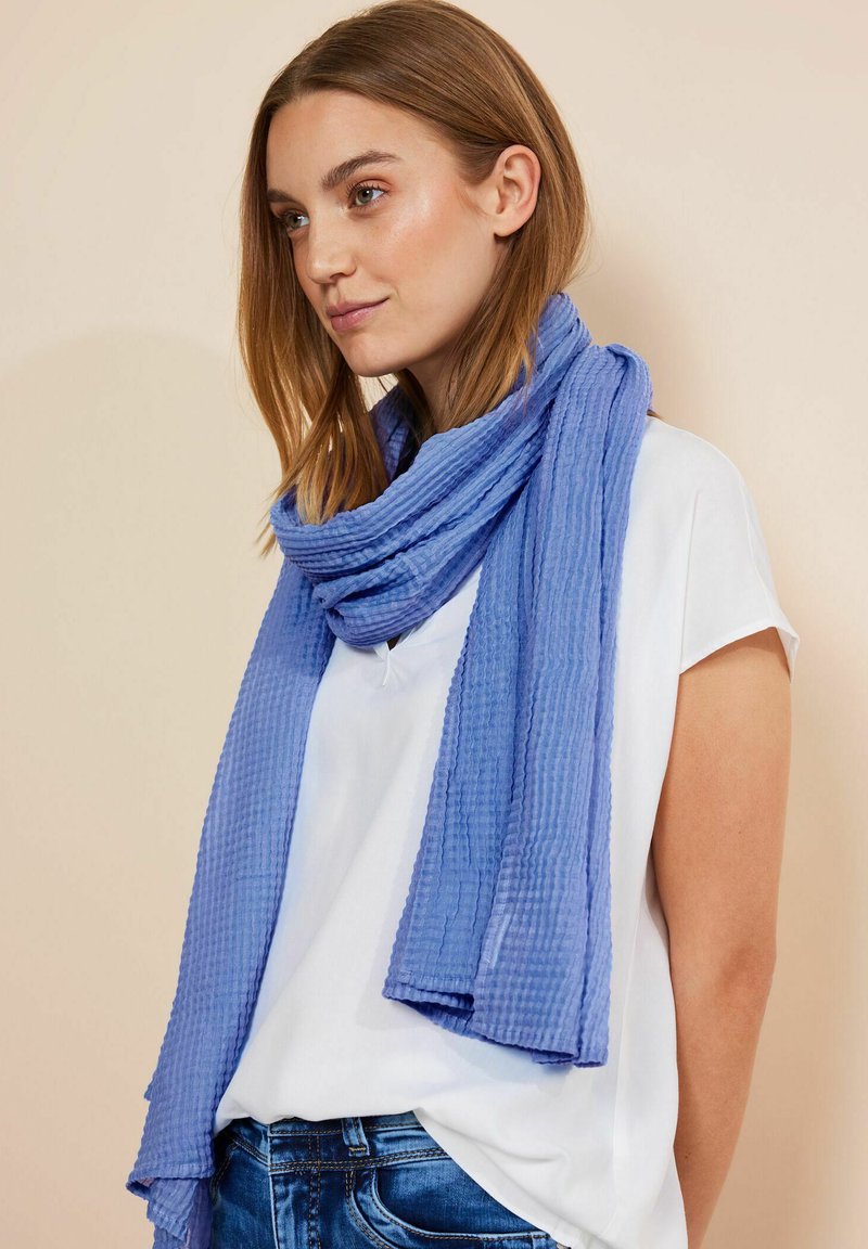 Street One STRUKTUR LONG - Schal - blau/hellblau - Zalando.at
