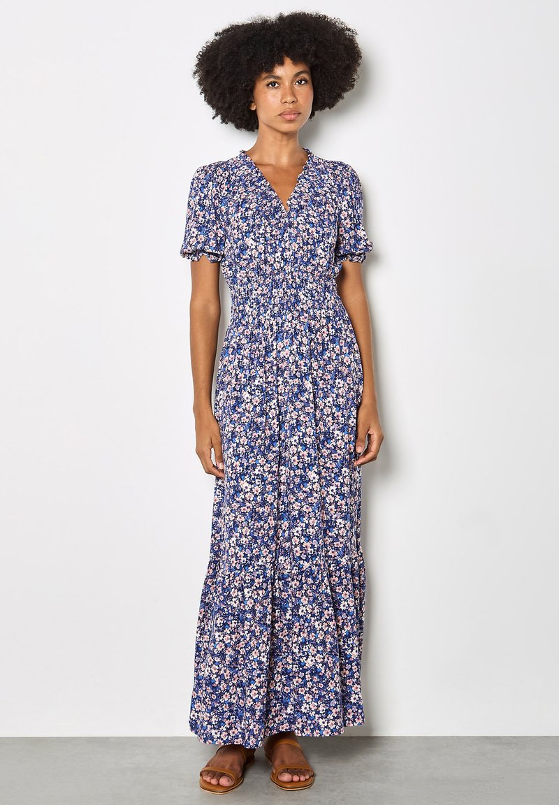 Apricot DITSY FLORAL TIERED - Maxi dress - blue - Zalando