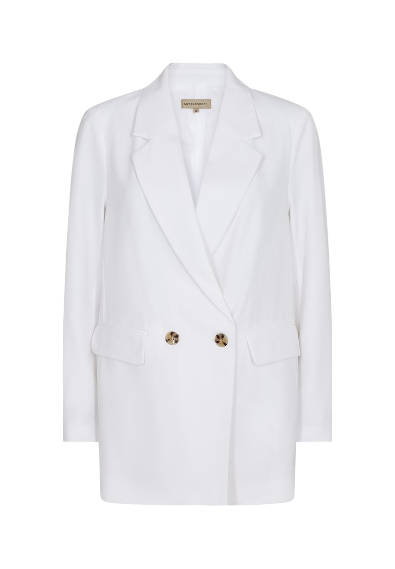 Soyaconcept SC-GABI 11 - Halflange jas - white/wit - Zalando.be