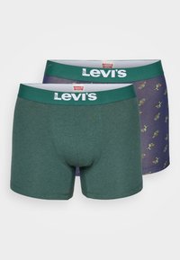 Levi's® MEN CACTUS BOXER BRIEF 2 PACK - Culotte - navy/green/azul ...