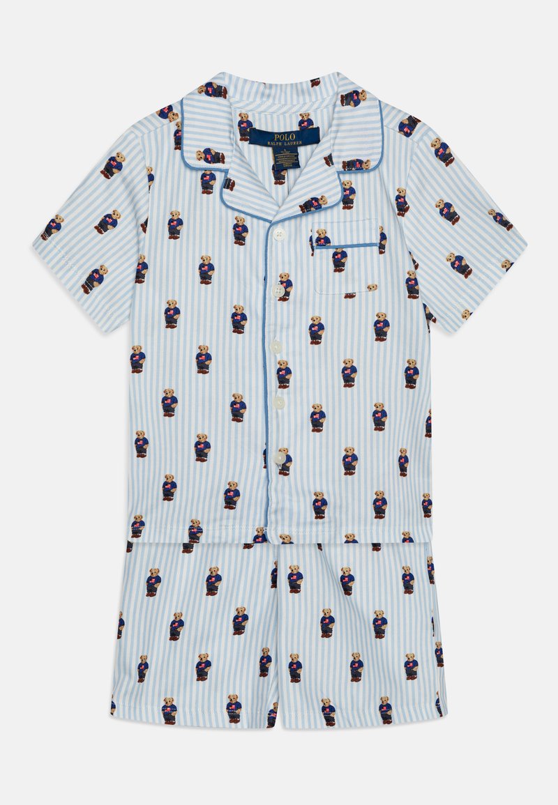 Polo Ralph Lauren BEAR - Pyjamas - white/elite blue/ljusblå - Zalando.se