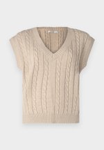 Guess ZYLEE - Waistcoat - travertine sand heat/sand - Zalando