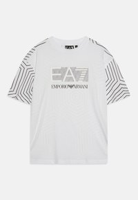 EA7 Emporio Armani UNISEX - Print T-shirt - white - Zalando.ie
