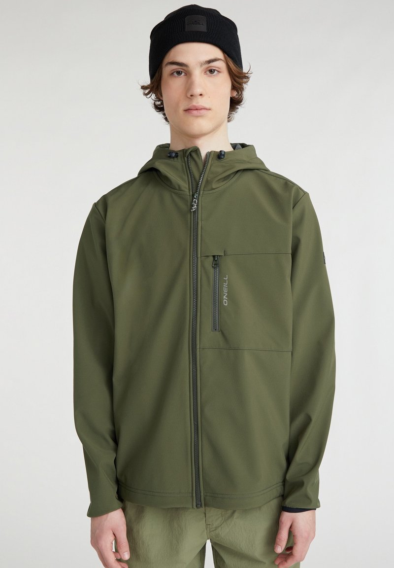 O'Neill TRVLR SERIES - Chaqueta softshell - forest night/caqui - Zalando.es