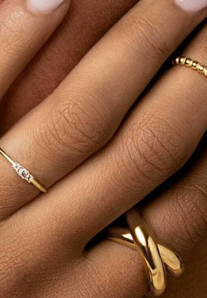 Singularu ANILLO TRIPLE CROSS - Anillo - oro/dorado - Zalando.es