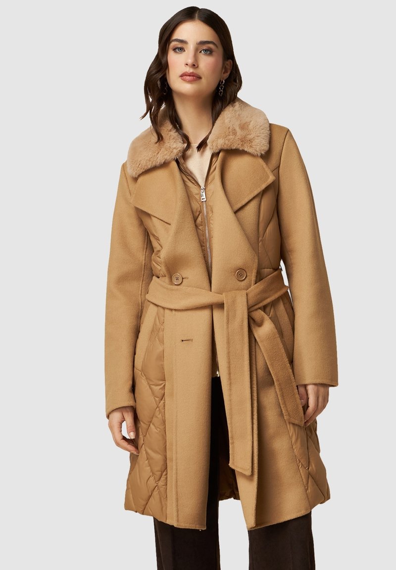 Oltre CAPPOTTO CON PARTI IMBOTTITE - Winter coat - beige - Zalando