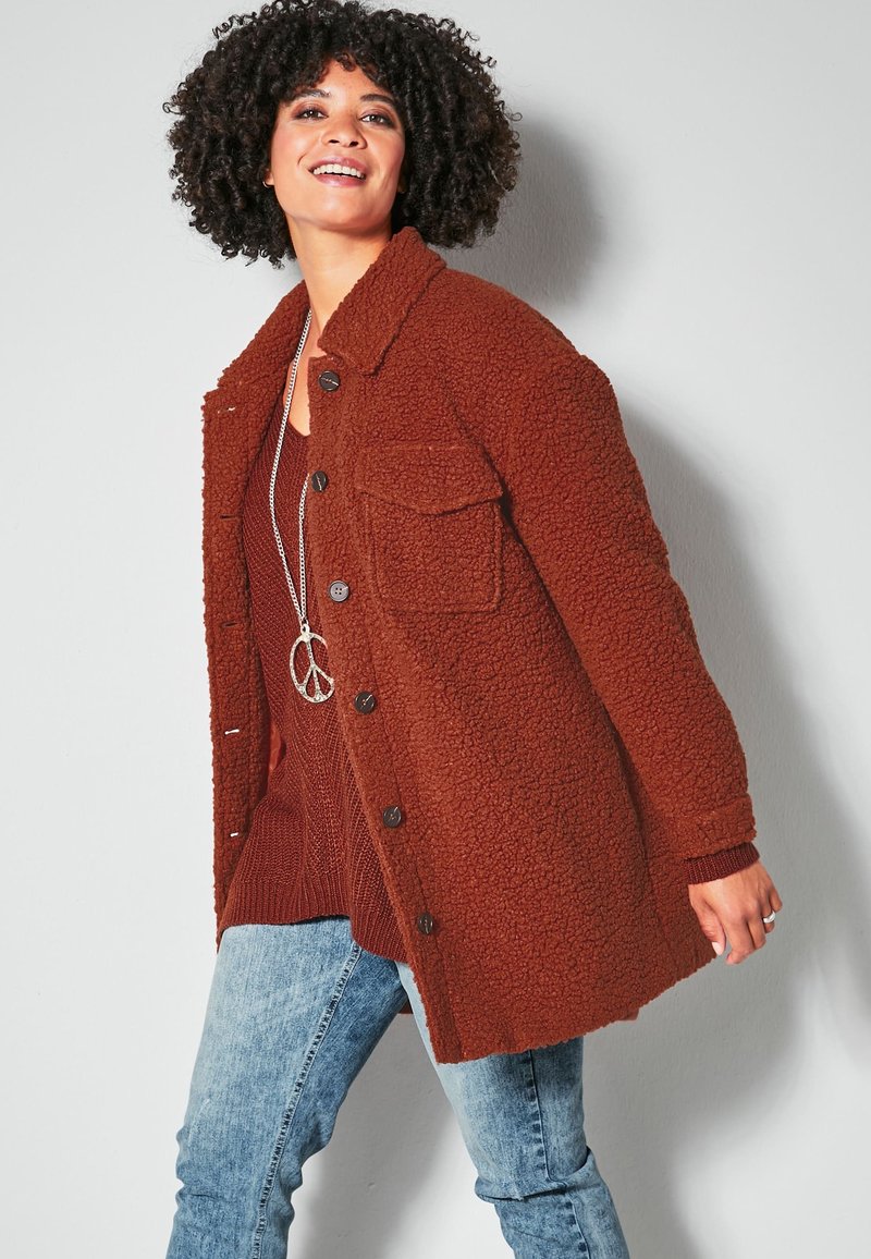 Angel of Style Halflange jas - rost/bruin - Zalando.be