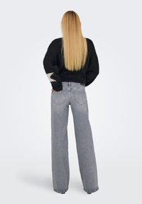ONLY ONLJUICY - Wide leg - medium grey denim/hall teksa - Zalando.ee