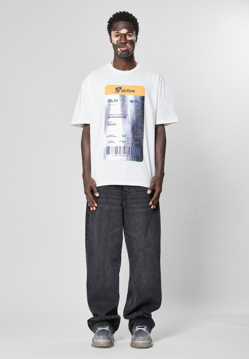 9N1M SENSE SENSE AIRLINE - T-Shirt print - offwhite - Zalando.ch