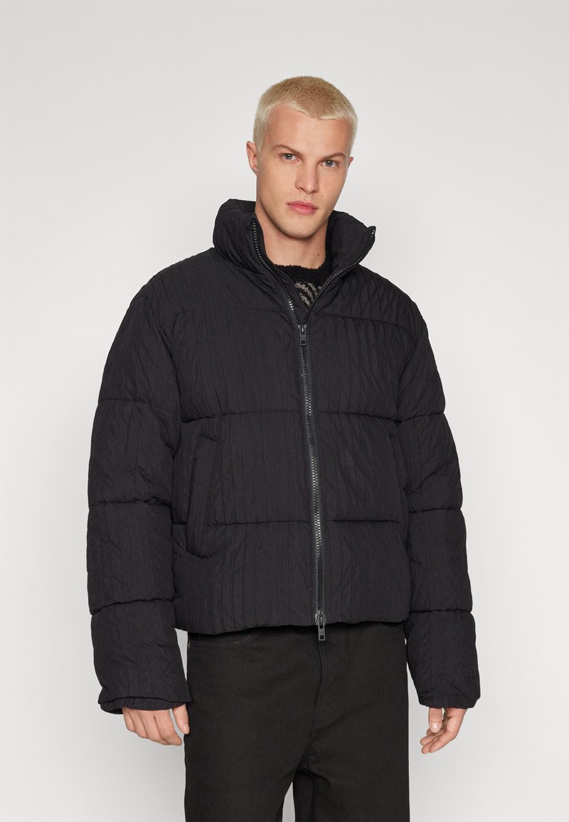 Weekday BEN PUFFER JACKET - Téli dzseki - black/fekete - Zalando.hu