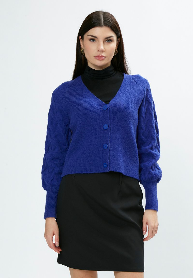 INFLUENCER FANCY RAGLAN-SLEEVE - Gilet - royal/bleu roi - ZALANDO.FR