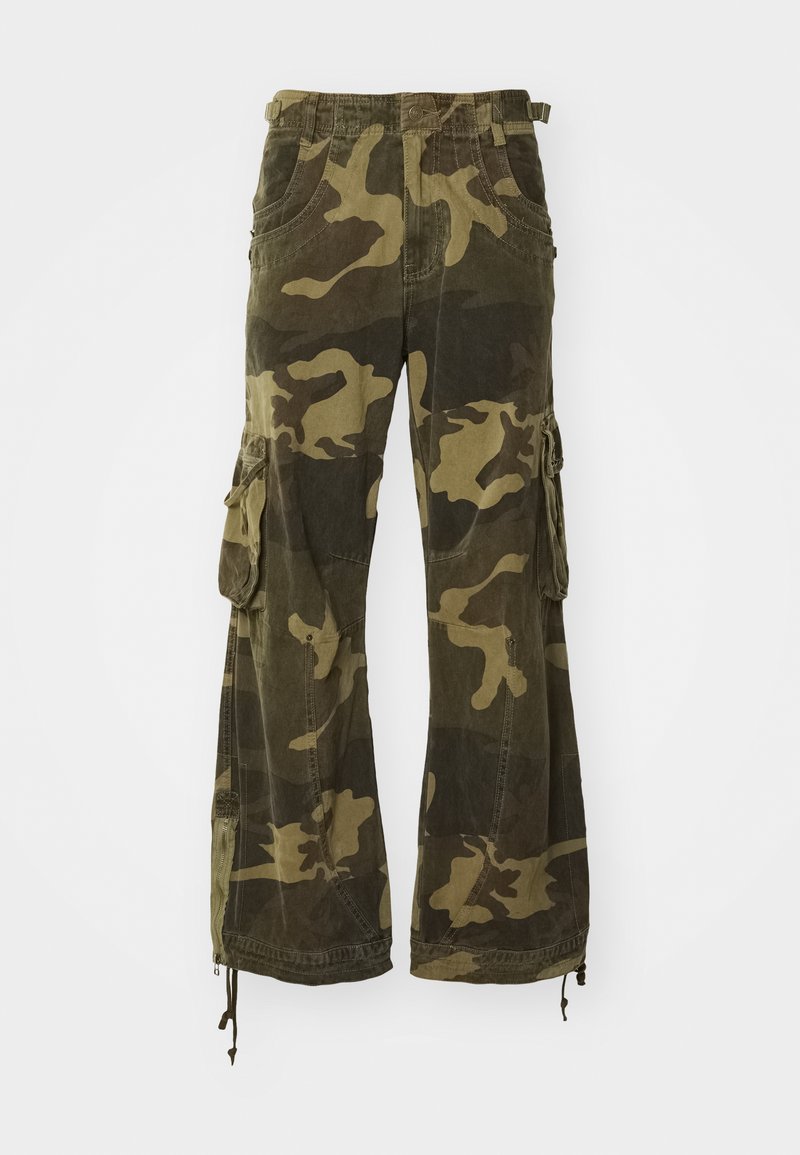 Jaded London TROOPER PANT UNISEX - Jeans Relaxed Fit - green/grøn ...