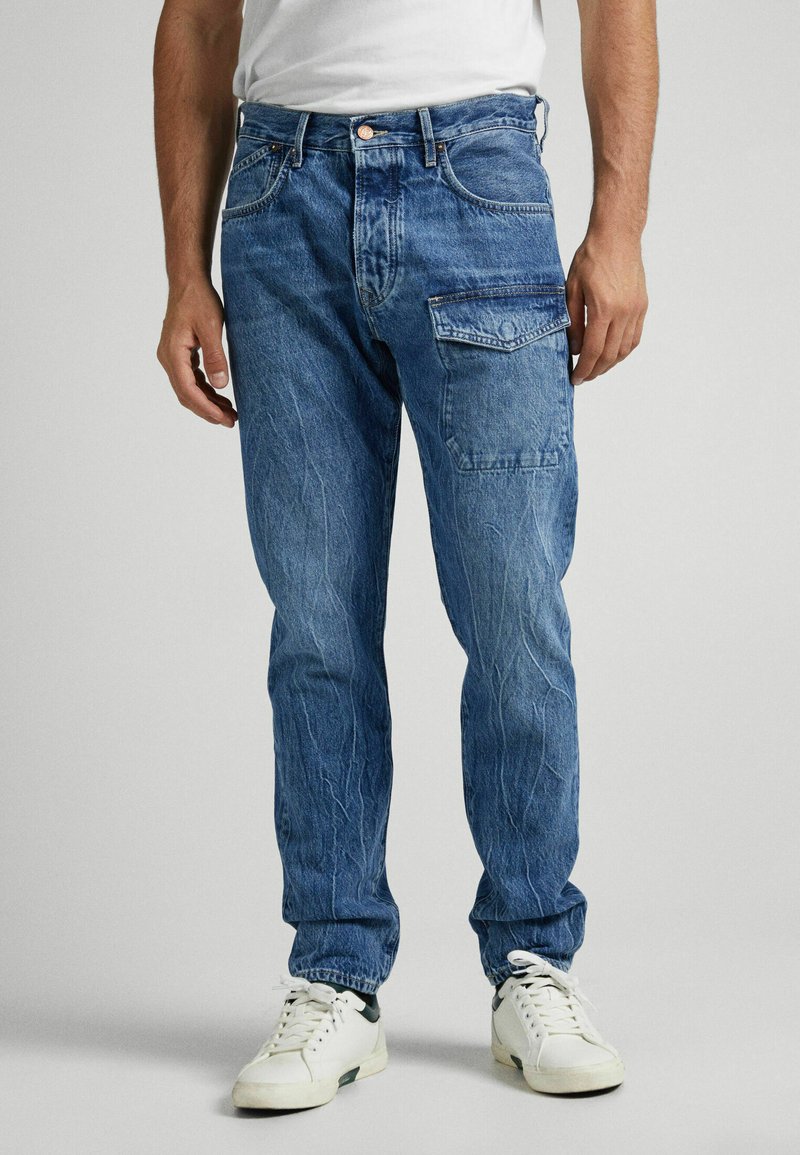 Pepe Jeans CALLEN WORKS - Jeans Straight Leg - denim/blue denim ...