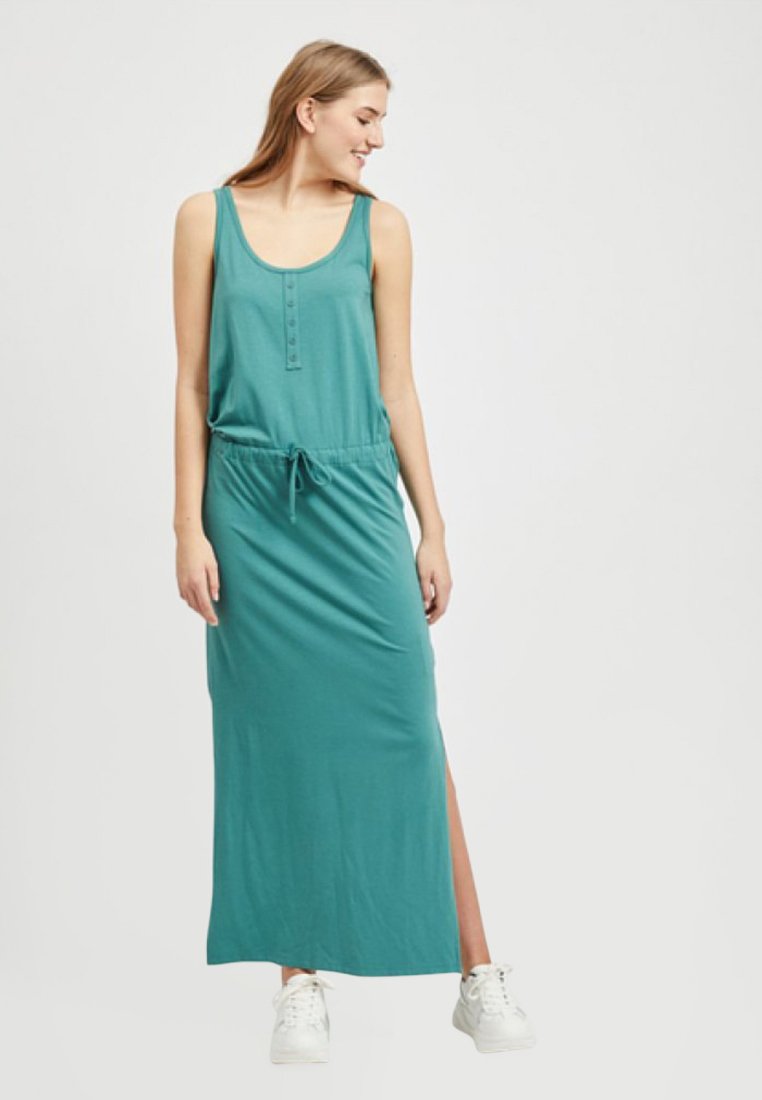 Object OBJSTEPHANIE MAXI DRESS - Robe longue - blue spruce/turquoise ...