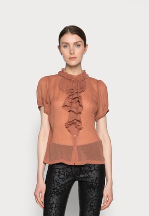 Vero Moda Hemdbluse - snow white/weiß - Zalando.de