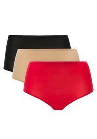 Chantelle 3 PACK - Pants - schwarz nude rot/multi-coloured - Zalando.co.uk