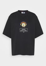 GCDS SPONGEBOB DON'T CARE - T-shirt imprimé - black/noir - ZALANDO.FR