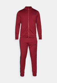 Under Armour TRACK SUIT SET - Träningsset - cardinal/racer red/mörkröd ...