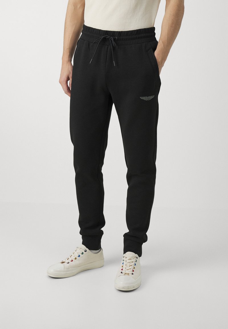 Hackett Aston Martin Racing TRACK JOGGER - Tracksuit bottoms - black ...