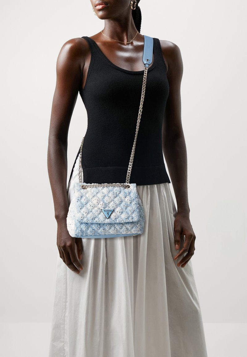Guess RIANEE - Across body bag - sky blue/blue - Zalando.co.uk