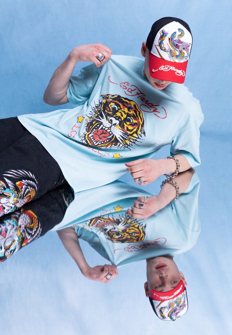 Ed Hardy VIBRANT DRAGON - Cap - white black/mehrfarbig - Zalando.at