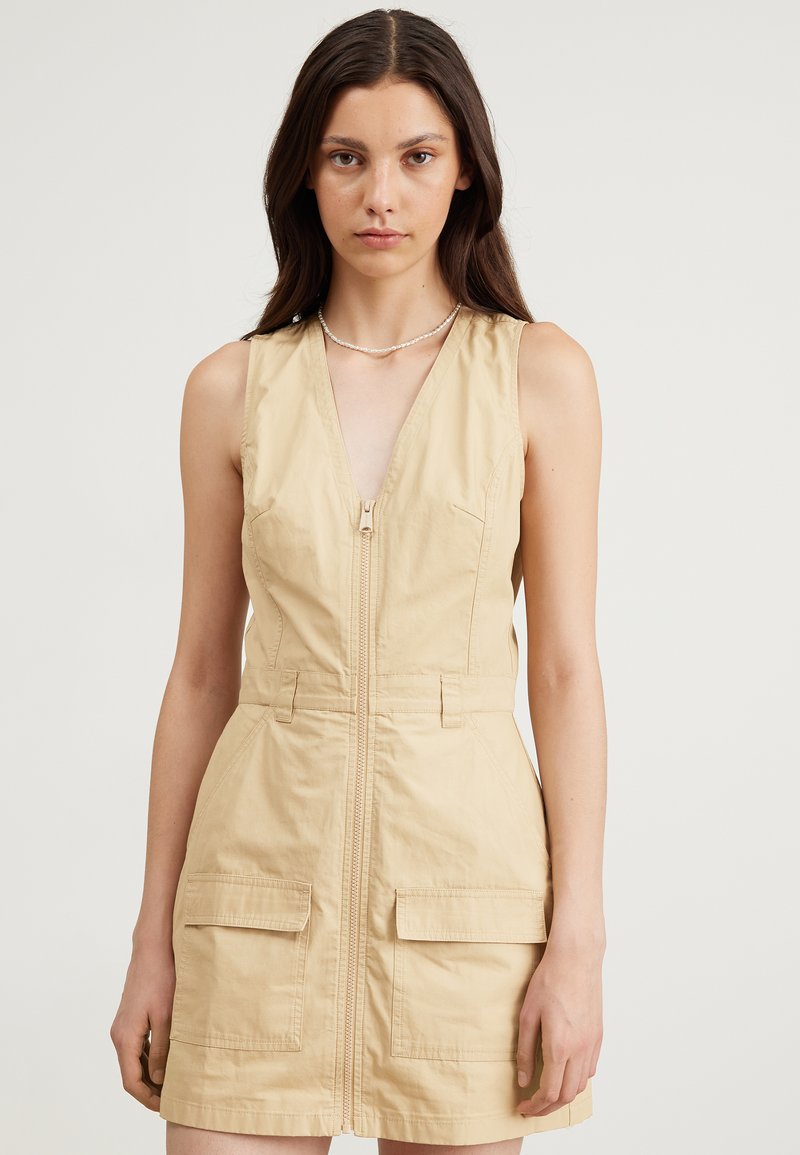 Tommy Jeans WORKWEAR - Day dress - tawny sand/beige - Zalando.ie