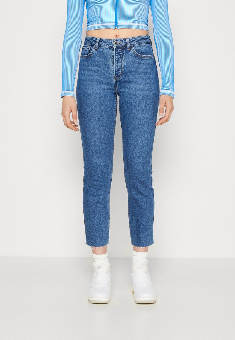 ONLY ONLEMILY - Jean slim - dark blue denim/denim bleu foncé - ZALANDO.FR