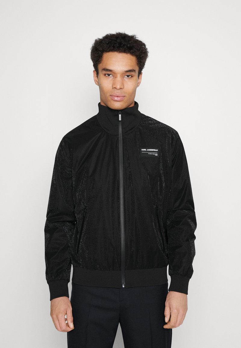 KARL LAGERFELD Bomber Jacket - black - Zalando