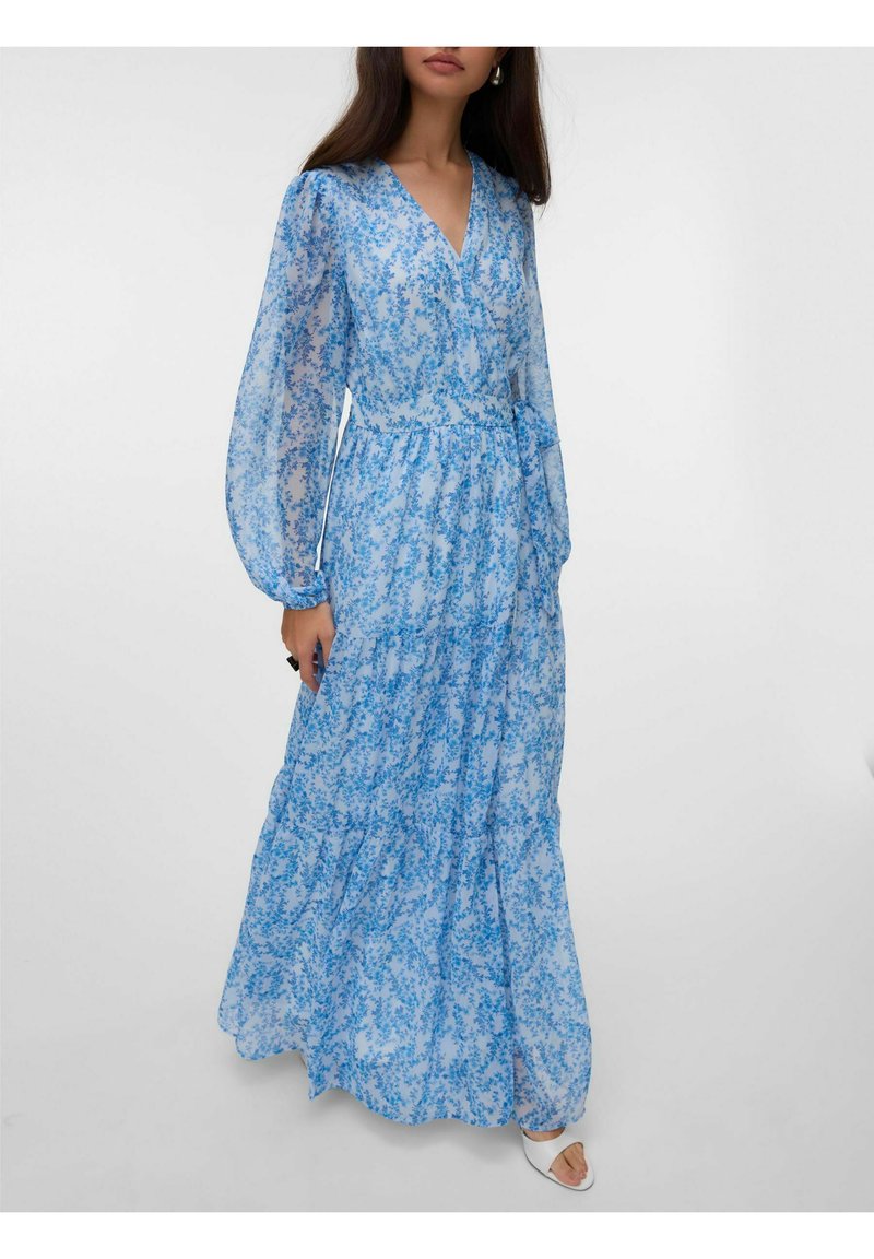 Vero Moda - Długa sukienka/jasnoniebieski - Zalando.pl