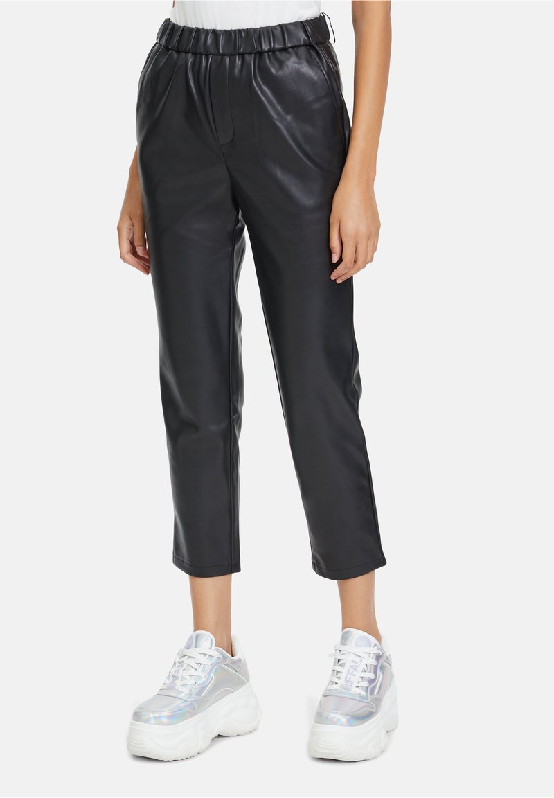 Cartoon Casual Met Steekzakken Pantalon Classique Zwart Noir