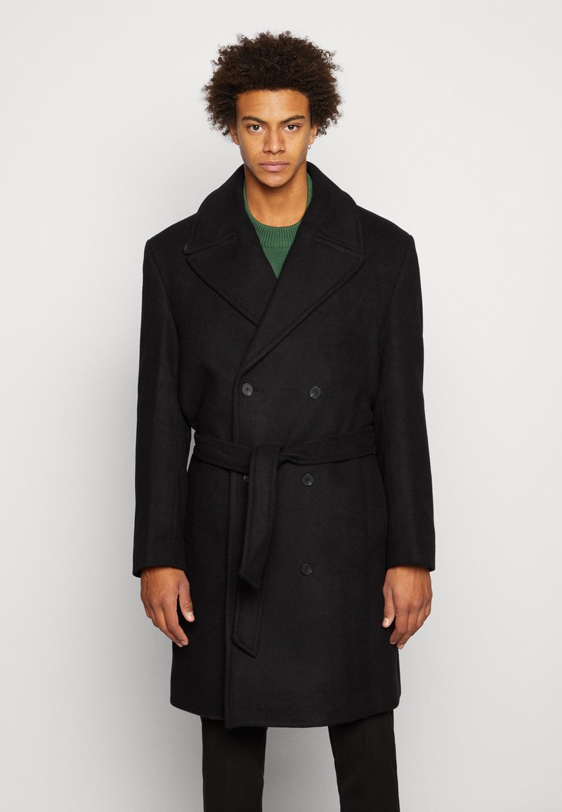 Isaac Dewhirst OVERSIZED - Klassikaline mantel - black/must - Zalando.ee