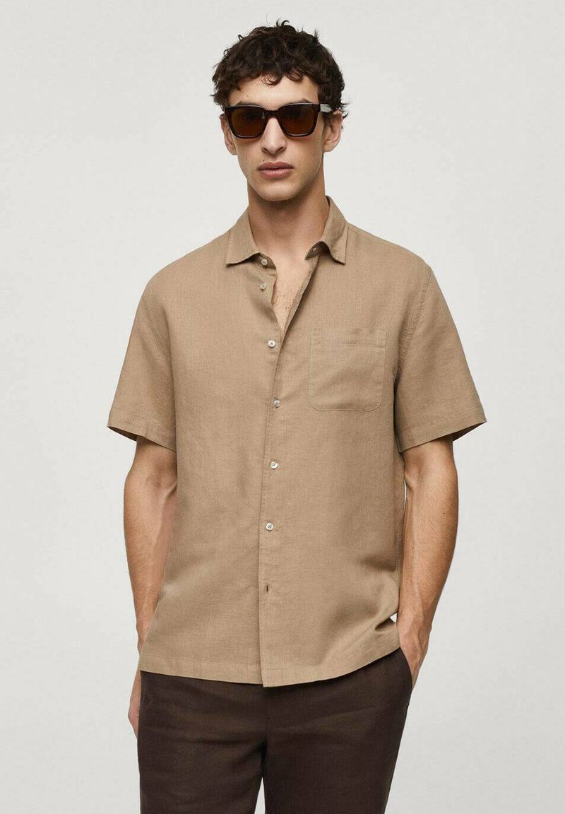 Mango SHIRT - Shirt - sand - Zalando.co.uk