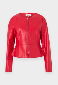 ONLY ONLSARAMY JACKET - Veste en similicuir - barbados cherry/rouge ...