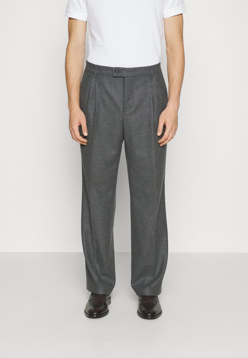 BOSS KRIS CIRC - Kalhoty - medium grey/šedá - Zalando.cz