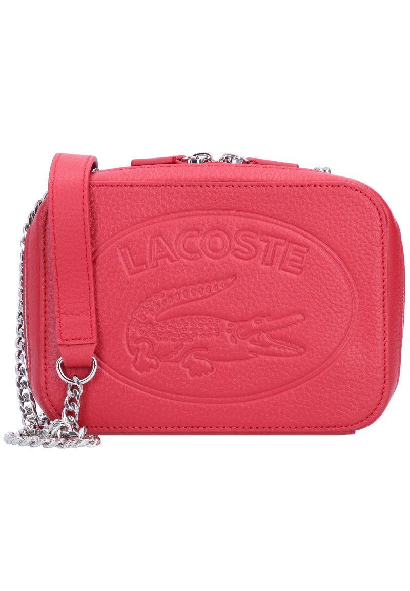 Lacoste CROCO CREW - Sac bandoulière - rouge - ZALANDO.FR