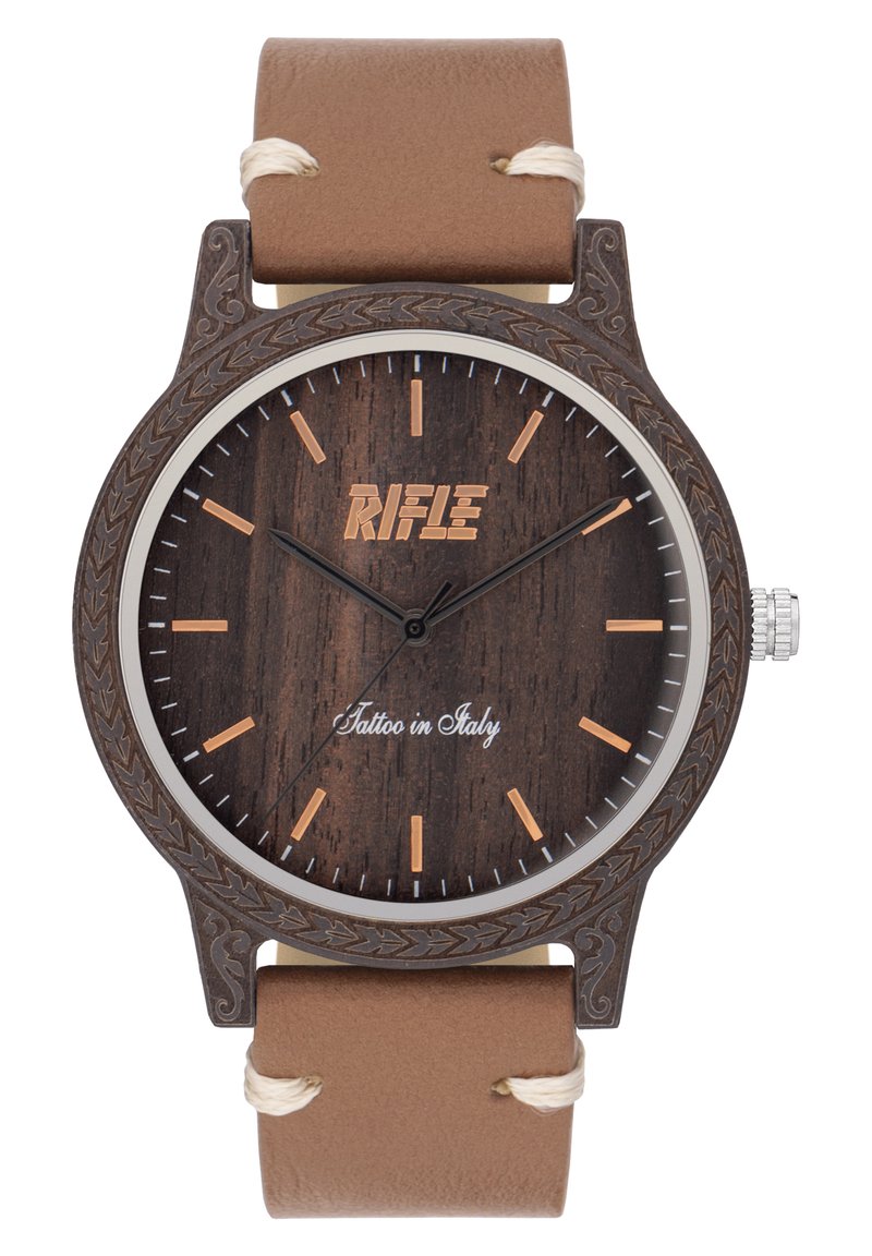 Rifle Watch - noce acero cioccolato/mottled dark brown - Zalando
