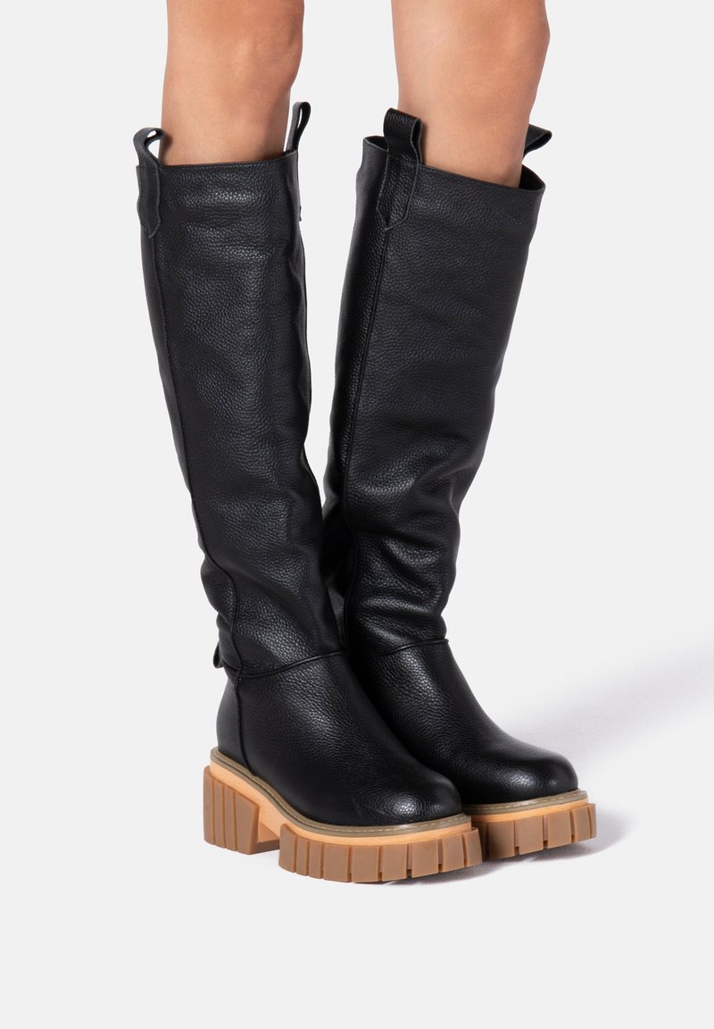 L37 FIGHTER - Plateaulaarzen - black/zwart - Zalando.nl