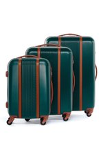 fergé 3 SET MILANO - Luggage set - grün braun/green - Zalando
