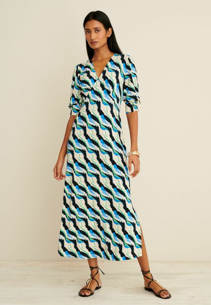 Next TEA STANDARD - Freizeitkleid - blue print/blau - Zalando.de