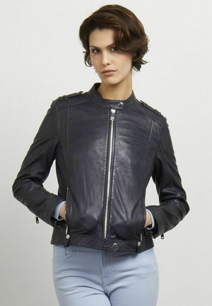 H.I.S SAIMINA - Leren jas - blue/blauw - Zalando.nl