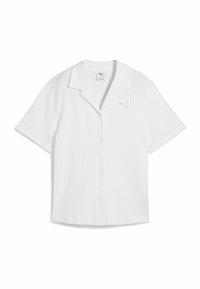 Puma Button-down blouse - white - Zalando