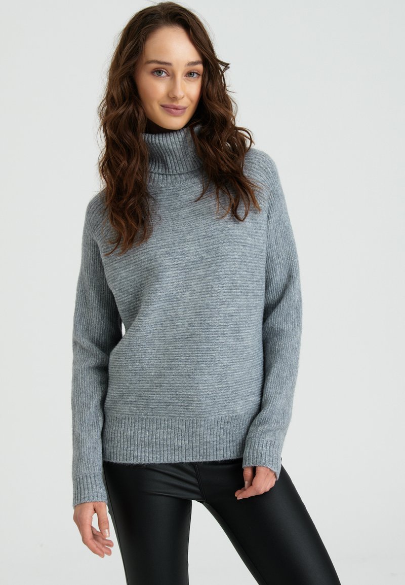 Greenpoint Strickpullover - shiny grey/grau - Zalando.at