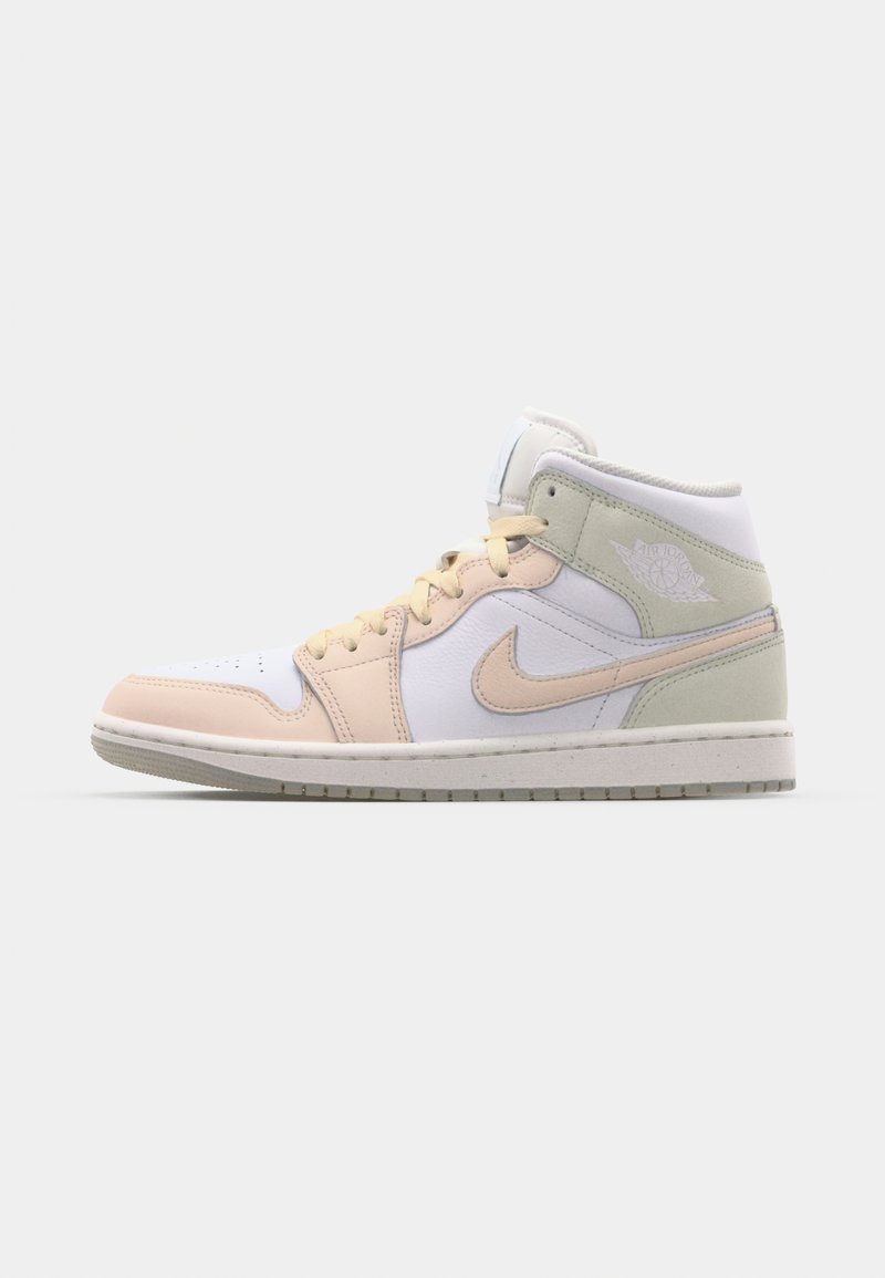 Jordan AIR JORDAN 1 MID SE - Zapatillas altas - sail/guava ice/sea ...