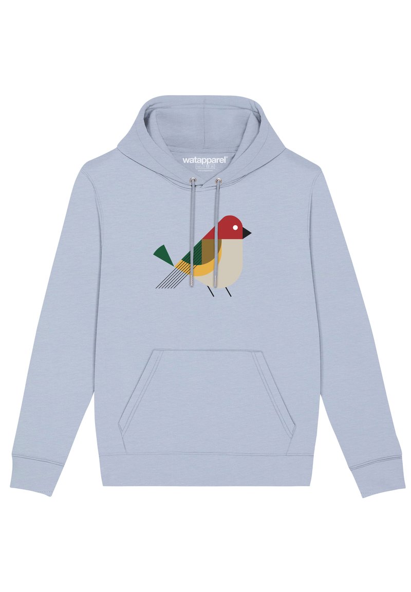 watapparel VOGEL - Kapuzenpullover - serene blue/hellblau - Zalando.de