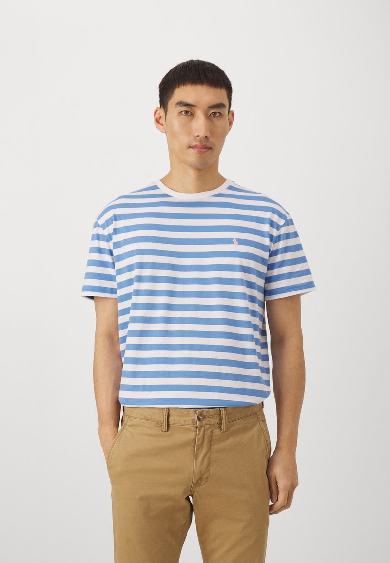 Polo Ralph Lauren SHORT SLEEVE - T-Shirt print - summer blue/white/blau ...