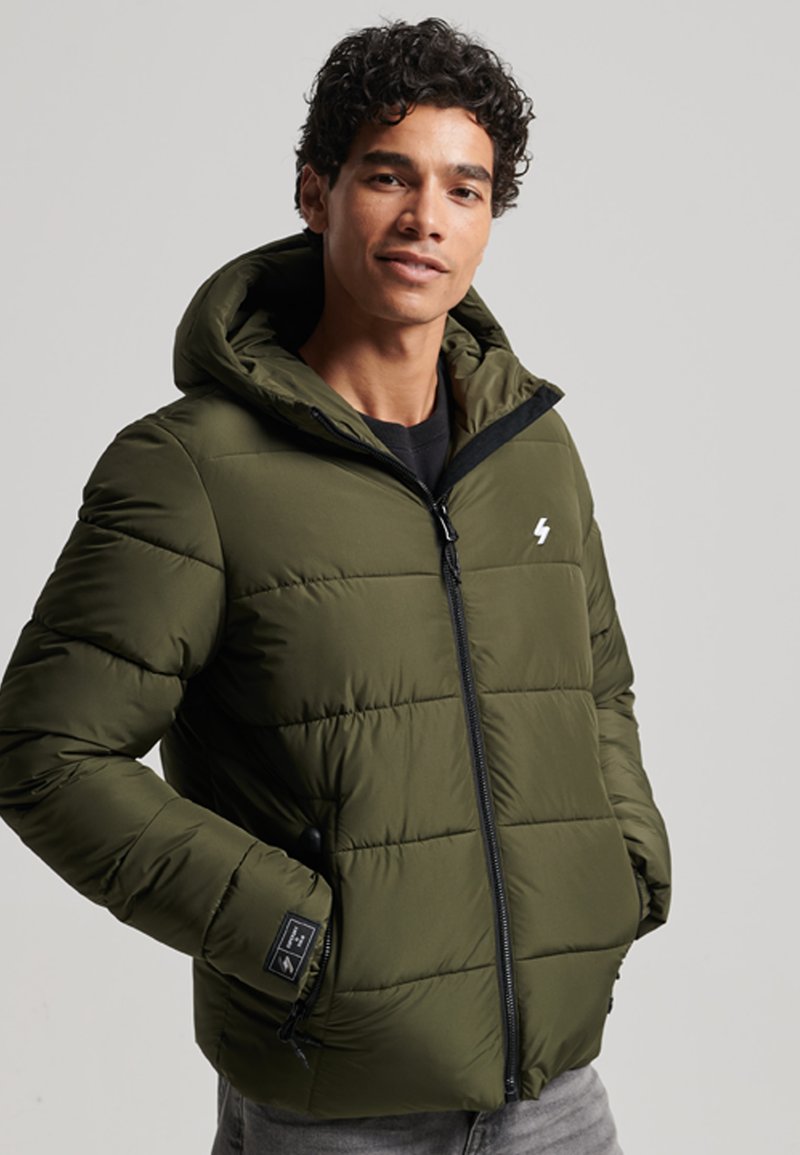 Superdry Winterjacke - dark moss/dunkelgrün - Zalando.ch