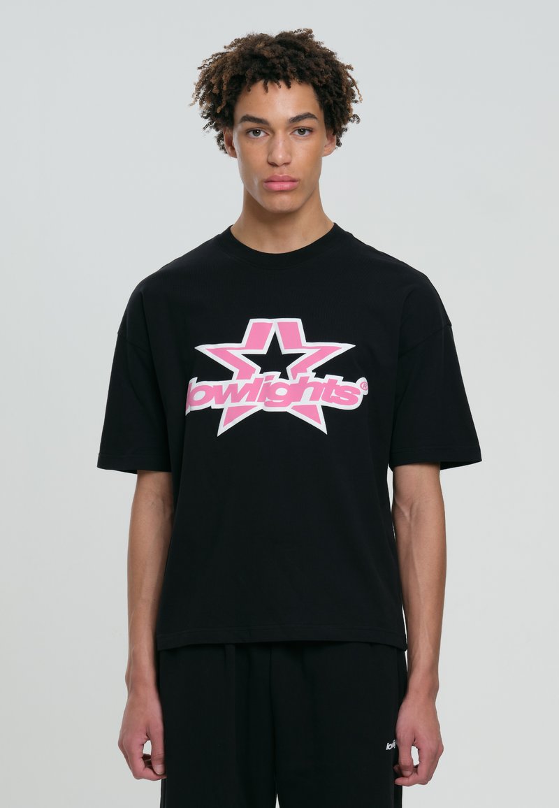 LOW LIGHTS STUDIOS® SUPERSTAR - Print T-shirt - black - Zalando.ie